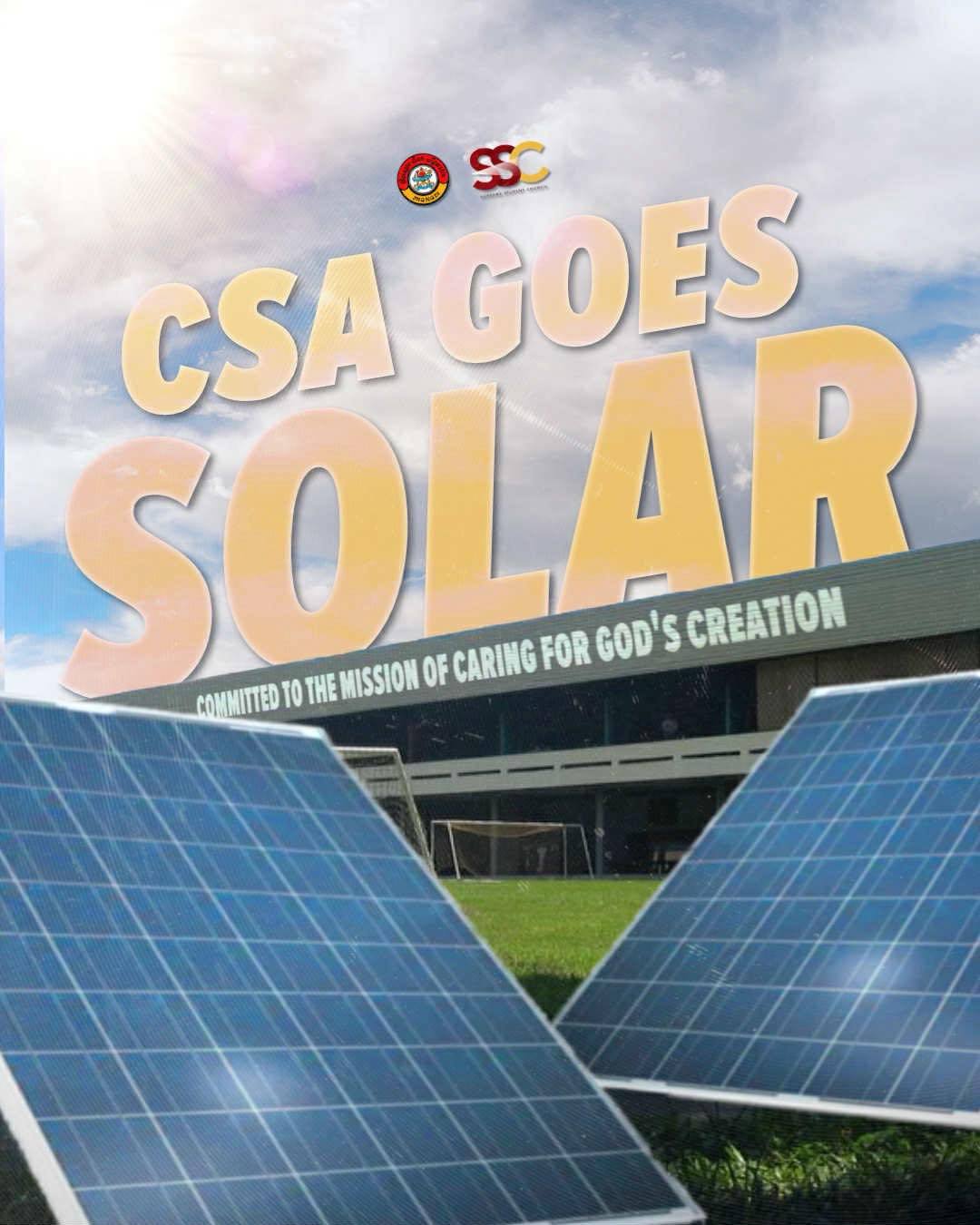 CSA Inaugurates Its Solar Panels: Powering Education with the Energy of ...